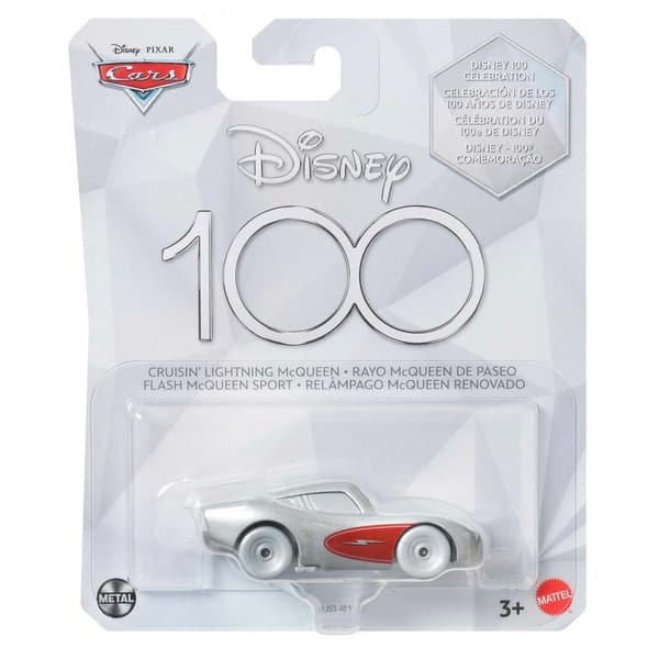 Disney Pixar Cars Silver Lightning McQueen 100th Anniversairy | CDON