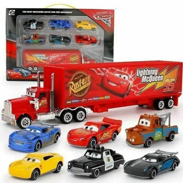 Pixar Cars Duel-7 Pienet Autot,Autot Elokuva Autosarja,Lasten leluauto ...