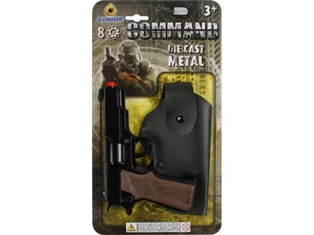 Pulio Gonher Guns GONHER pistol 8 skott med hölster, 1125/6 | CDON