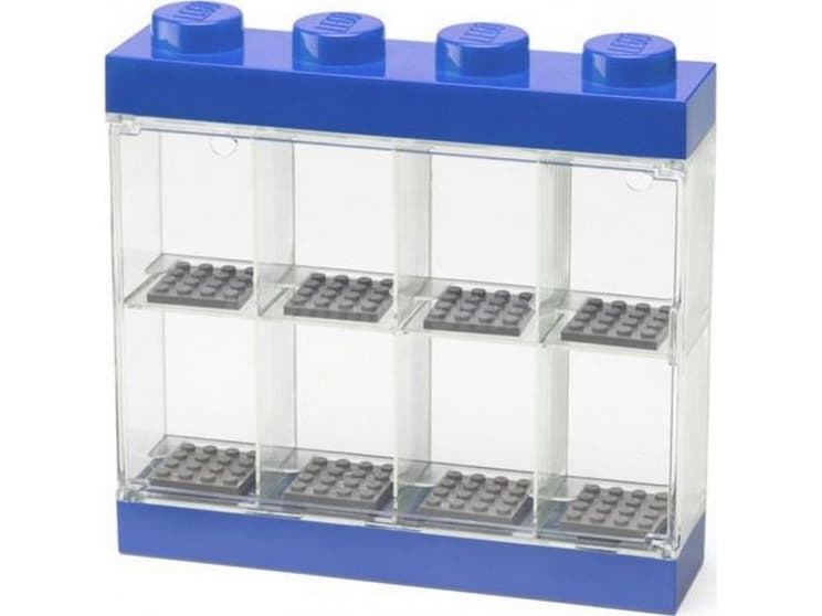 Room Copenhagen LEGO minifigures display case blue, storage box ...