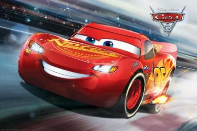 Bilar/ Cars Stor poster, 61x91,5 cm | CDON