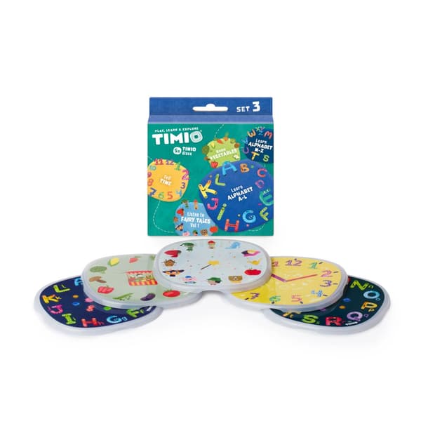 Timio - Disc Set 3 - Fairy Tales, Time, Vegetables, Alphabet A-L and ...