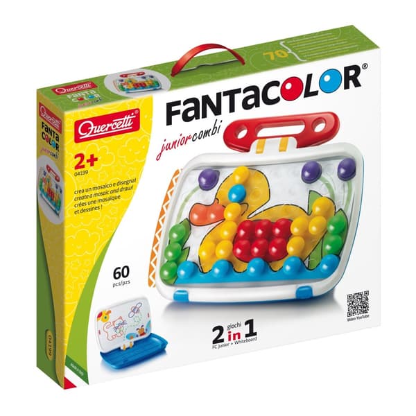 Quercetti - FantaColor Junior Combi peg mosaic - (QU-4199) | CDON