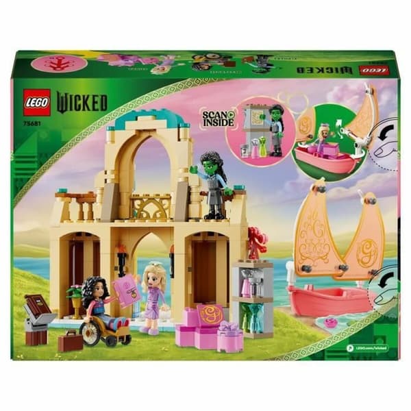 Construction set Lego Wicked 75681 Glinda Elphaba and Nessarose at Shiz University 304 Pieces | CDON