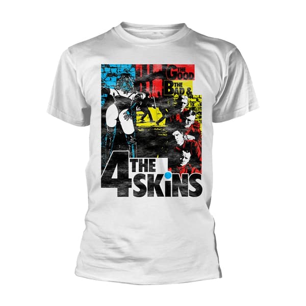 4 SKINS - T-SHIRT, THE GOOD THE BAD & THE 4 SKINS | CDON