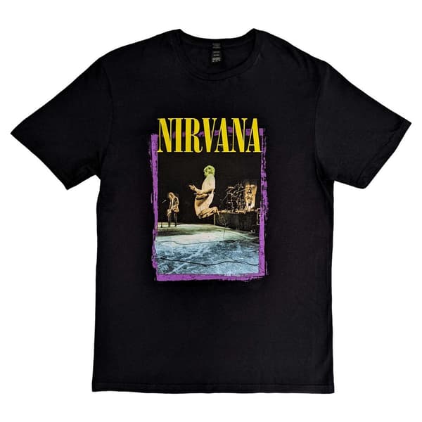 Nirvana Unisex T-Shirt för vuxna med Stage Jump | CDON