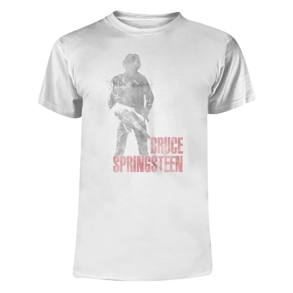 Bruce Springsteen Unisex Hologram T-Shirt för vuxna | White | M | CDON