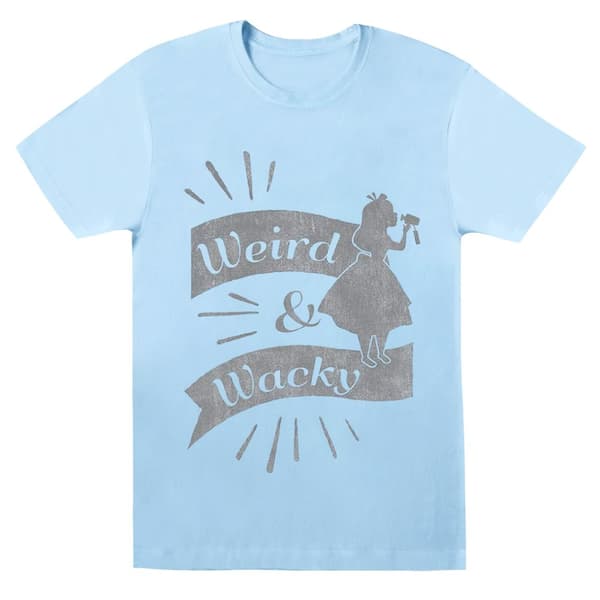 Disney Mens Alice In Wonderland Weird And Wacky T-Shirt | CDON