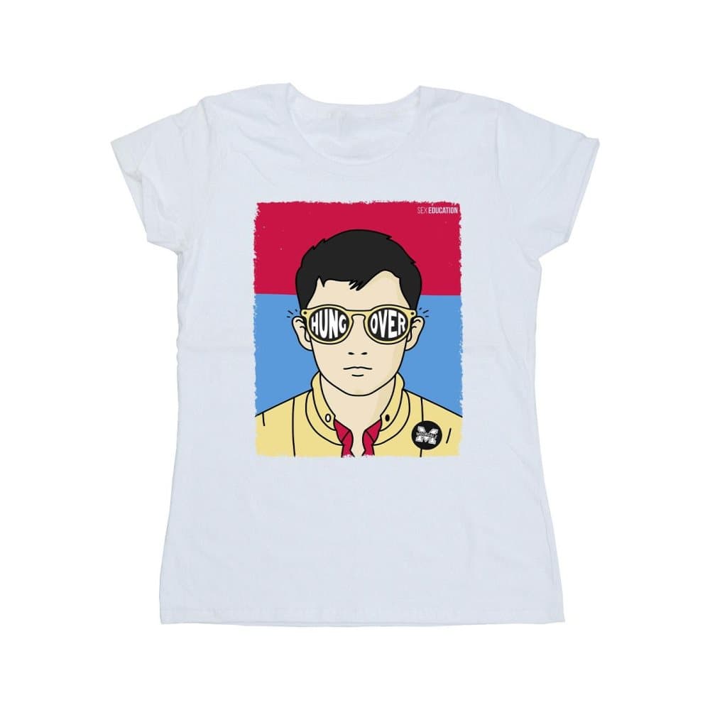 Netflix Damtjej Sex Education Otis Illustrated T Shirt I Bomull Cdon
