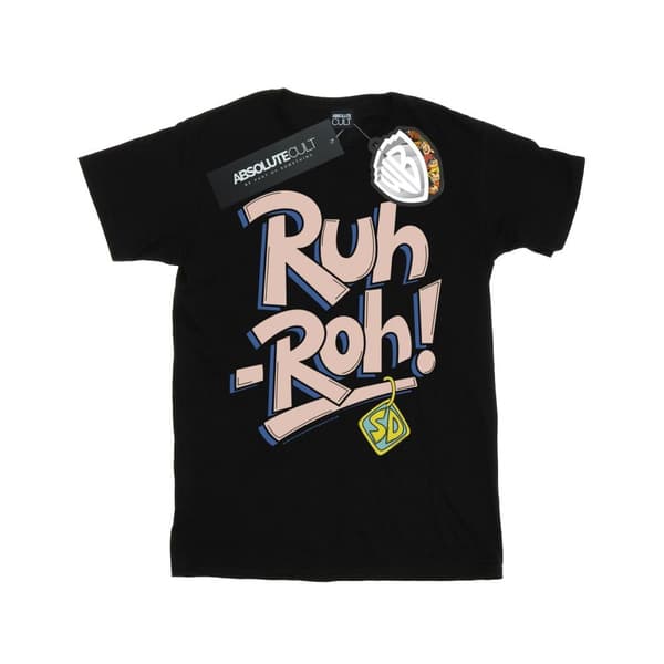 Scooby Doo Girls Ruh-Roh Dog Tag Cotton T-Shirt | CDON