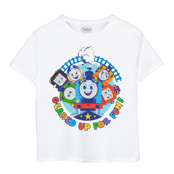 Thomas And Friends Childrens/Kids Geared Up For Fun T-Shirt | CDON