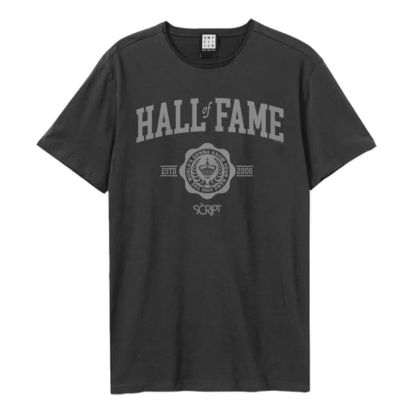 Amplified Unisex Adult Hall Of Fame The Script T-Shirt | CDON