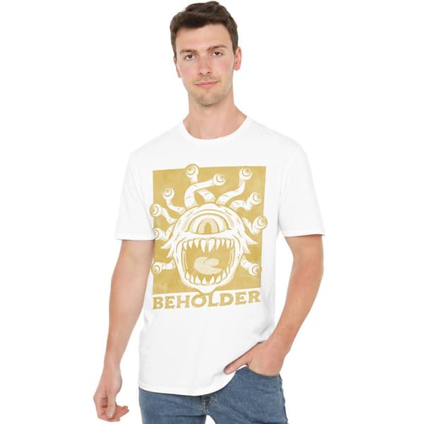 Dungeons & Dragons Mens Beholder Block 50th T-Shirt | CDON