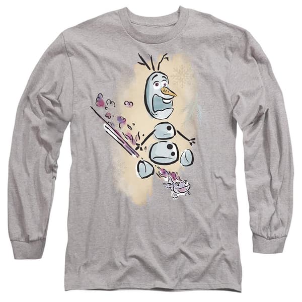 Frozen Unisex Adult Fire It Up Olaf Brunei The Fire Spirit T-Shirt | CDON