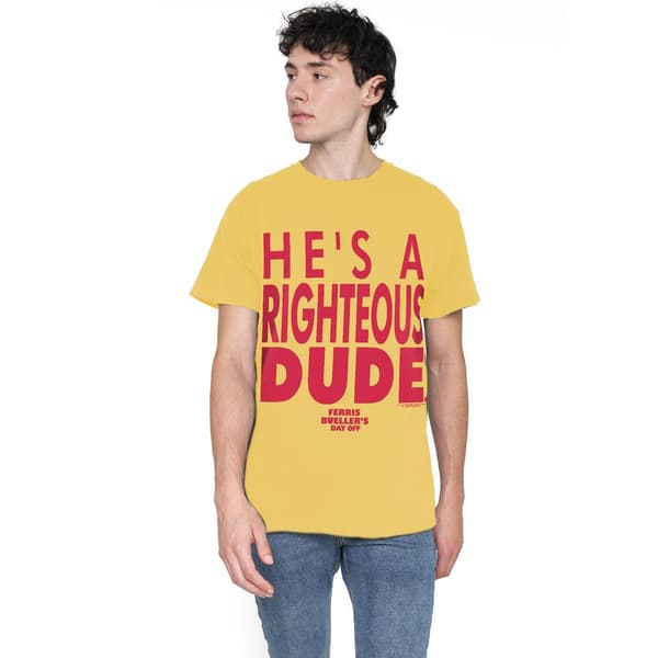 Ferris Bueller´s Day Off Mens Righteous Dude T-Shirt | CDON