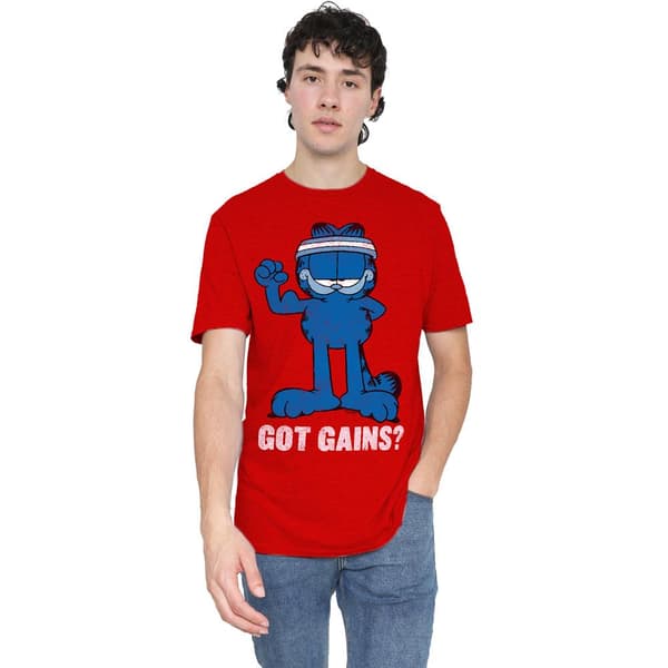 Garfield Unisex Adult Got Gains T-Shirt | CDON