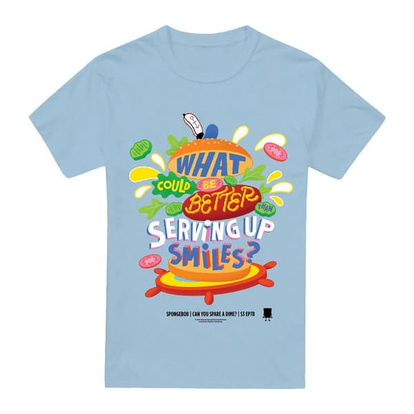 spongebob serving up smiles