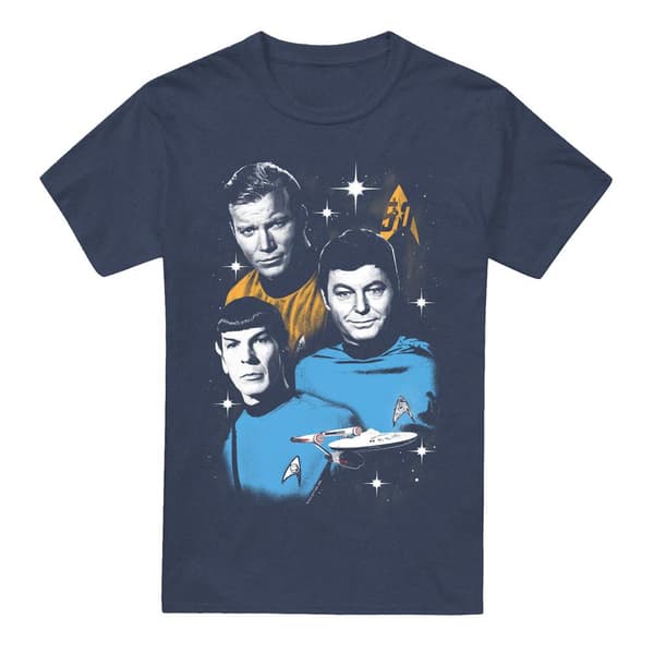 Star Trek Unisex Adult All Star Crew T-Shirt | CDON