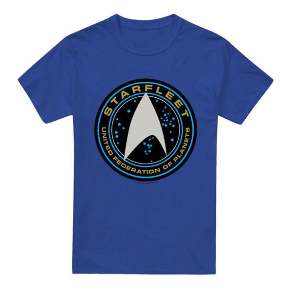 Star Trek Beyond Unisex Adult Starfleet Patch T-Shirt | CDON