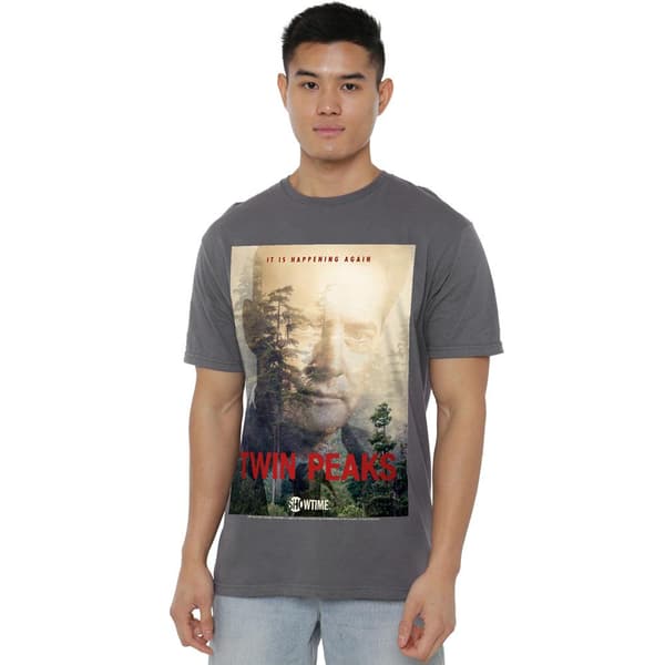 Twin Peaks Mens Dale Cooper Poster T-Shirt | CDON