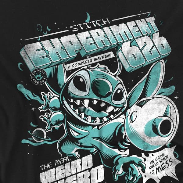 Lilo & Stitch Unisex Adult Experiment 626 T-Shirt | CDON