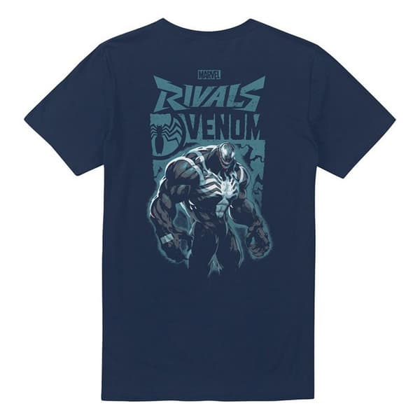 Marvel Rivals Unisex Adult Vanguard Symbiote Venom Back Print T-Shirt ...