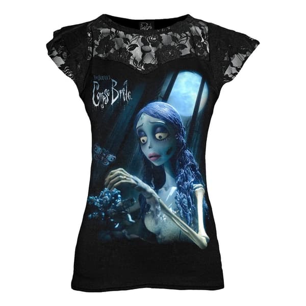 Corpse Bride Womens/Ladies Emily Corpse Bride Bouquet´ Top | CDON