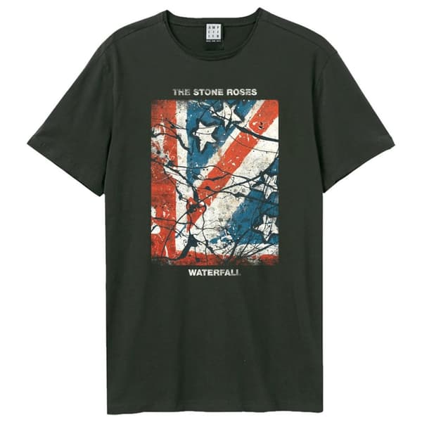 Amplified Unisex Adult Waterfall The Stone Roses T-Shirt | CDON