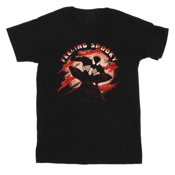 Spider-Man Girls Feeling Spooky Cotton T-Shirt | CDON