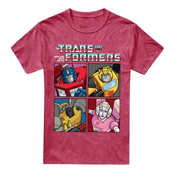 Transformers Unisex Adult Generations Retro Autobot Grid T-Shirt | CDON