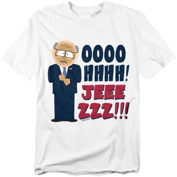 South Park Unisex Adult Oh Jeez T-Shirt | CDON