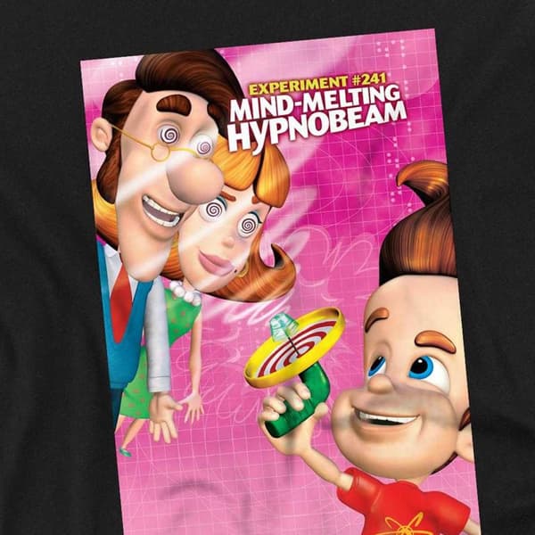 Jimmy Neutron Unisex Adult Mindmelting Hypnobeam T-Shirt | CDON