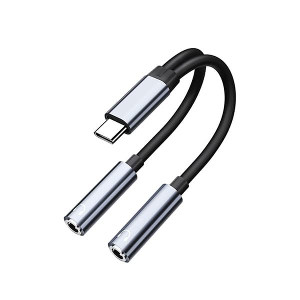 Inf Headset Splitter For Hodetelefoner Eller Mikrofoner 35 Mm Jack