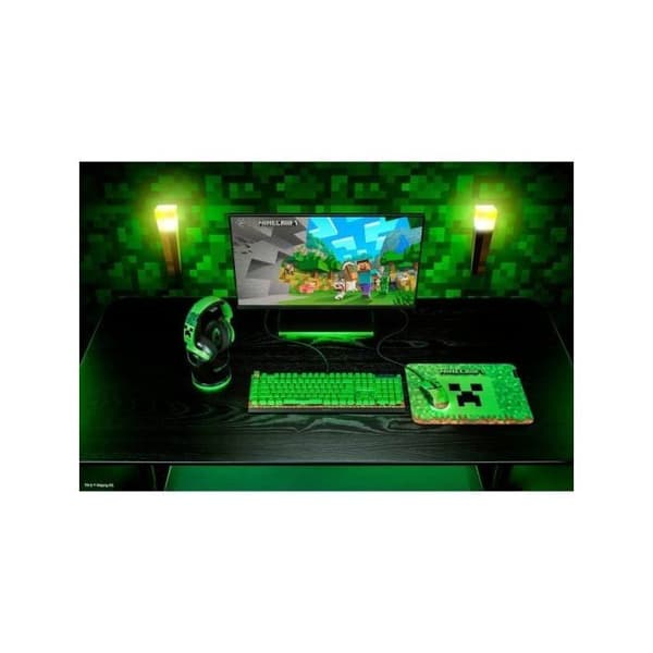 Razer Kraken V4 X Minecraft Edition Gaming Headset USB Gröna | CDON