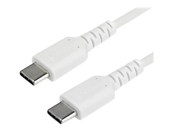 StarTech.com 1 m USB-C-kabel - vit - USB-kabel - USB-C (hane) rak till ...