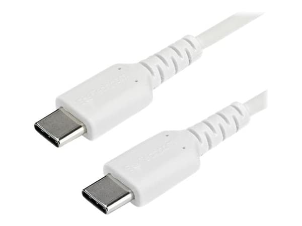StarTech.com 2 m USB-C-kabel - vit - USB-kabel - USB-C (hane) rak till ...