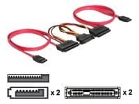 Delock SATA All-in-One cable - SATA-kabel - Serial ATA 150/300 - SATA ...