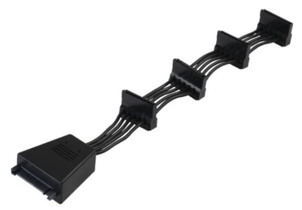 Silverstone CP06 - Netz-Splitter - 15 PIN SATA Power - 15 PIN SATA ...