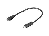 MicroConnect - USB-kabel - 24 pin USB-C (hann) til USB Type B (hann) - USB 3.1 - 20 cm | CDON