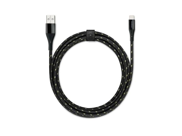 Usbepower EVERTEK 1.2m Lightning cable with Kevlar reinforcement and fast charging - Gold | CDON