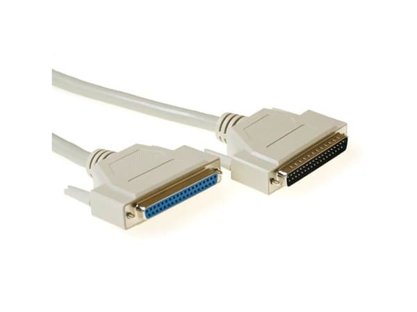 ACT 2 metre Serial 1:1 connection cable 37 pin D-sub male - 37 pin D ...
