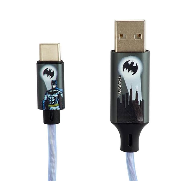Batman USB-A till USB-C Kabel (1.2m) Bat Logo | CDON