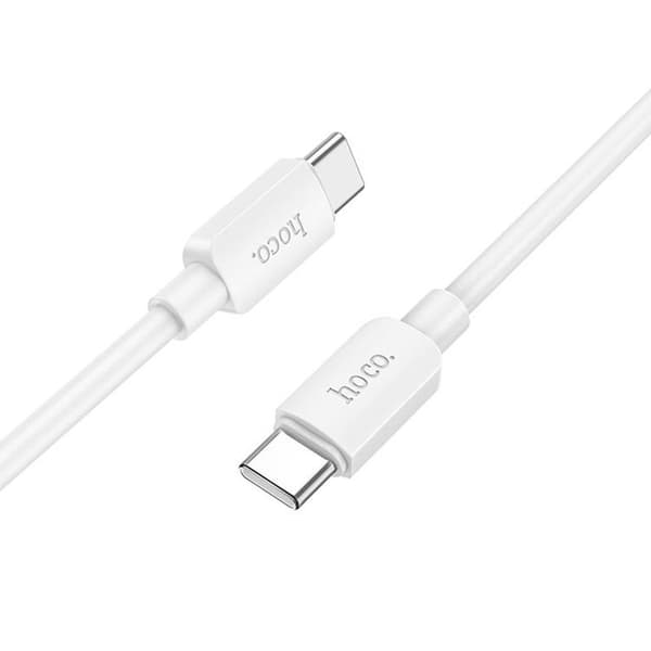 Hoco USB-C till USB-C kabel 1m 100W - Vit | CDON