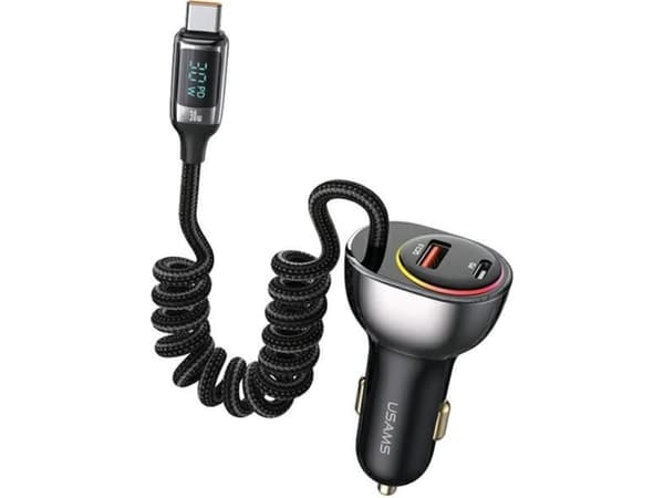 Usams USAMS Laddare C37 1xUSB+1xUSB-C 60W + USB-C 30W PD+QC ...