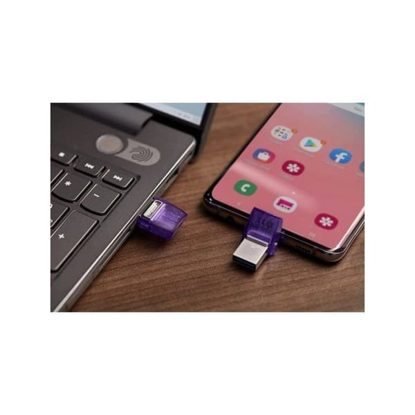 LAGRING, Usb-minnen, 128 GB, Kingston 128 GB Dt Microduo 3c Dual A+C | CDON