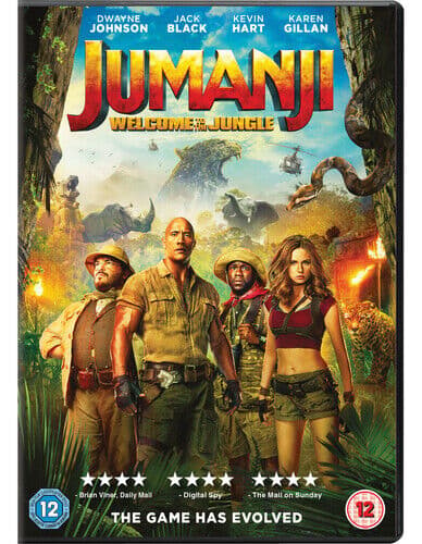 Jumanji: Welcome to the Jungle DVD (2018) Dwayne Johnson, Kasdan (DIR ...