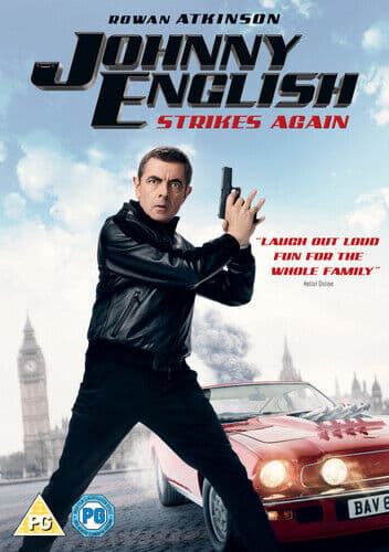 Johnny English Strikes Again DVD (2019) Rowan Atkinson, Kerr (DIR) Cert ...