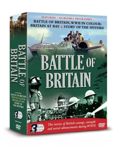 BATTLE OF BRITAIN, 3 DVD SET, WWII IN COLOUR, BRITAIN AT BAY, STORY OF ...