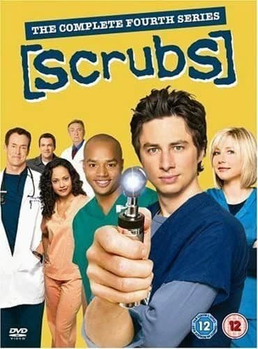 SCRUBS Complete Season 4 Fourth Series Original 4 DVD Box Set Region 2 ...
