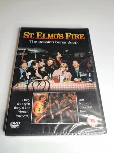 St Elmo's Fire, DVD. Starring Demi Moore, Rob Lowe Judd Nelson Region 2 ...
